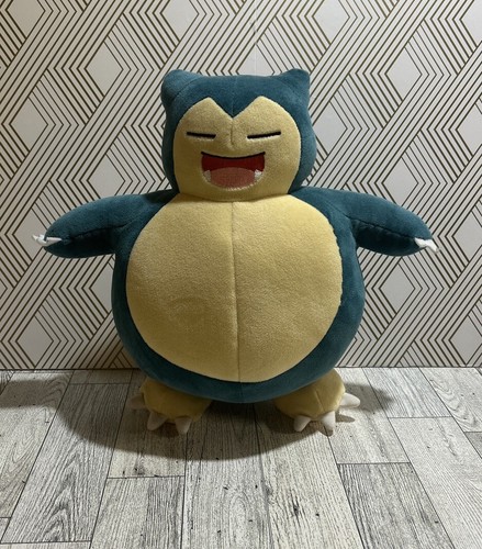 Pokemon Snorlax Talking Stuffed Plush Toy Snooze Action Animal 10 ...