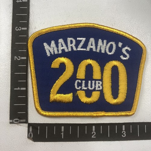 MARZANO’S 200 CLUB Patch (Bowling Game Maybe ?) C08J | eBay