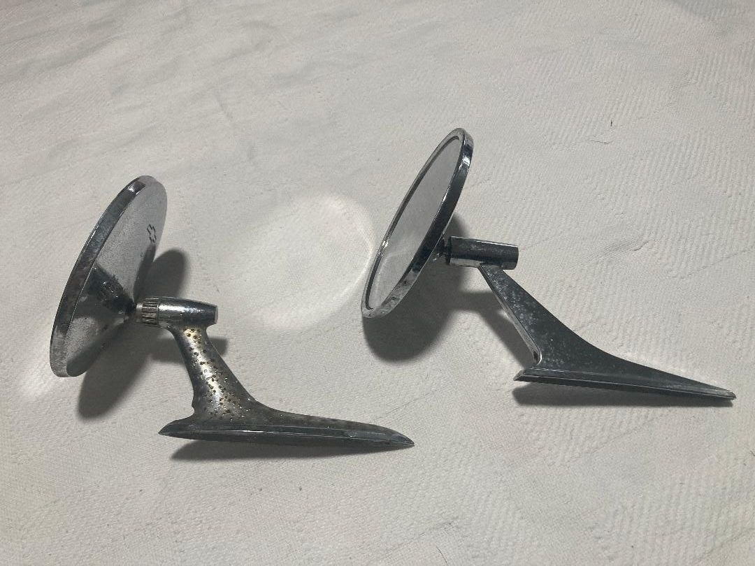 Lot of Vintage Chrome Side View Mirrors – Classic Car Parts, Chevy ...