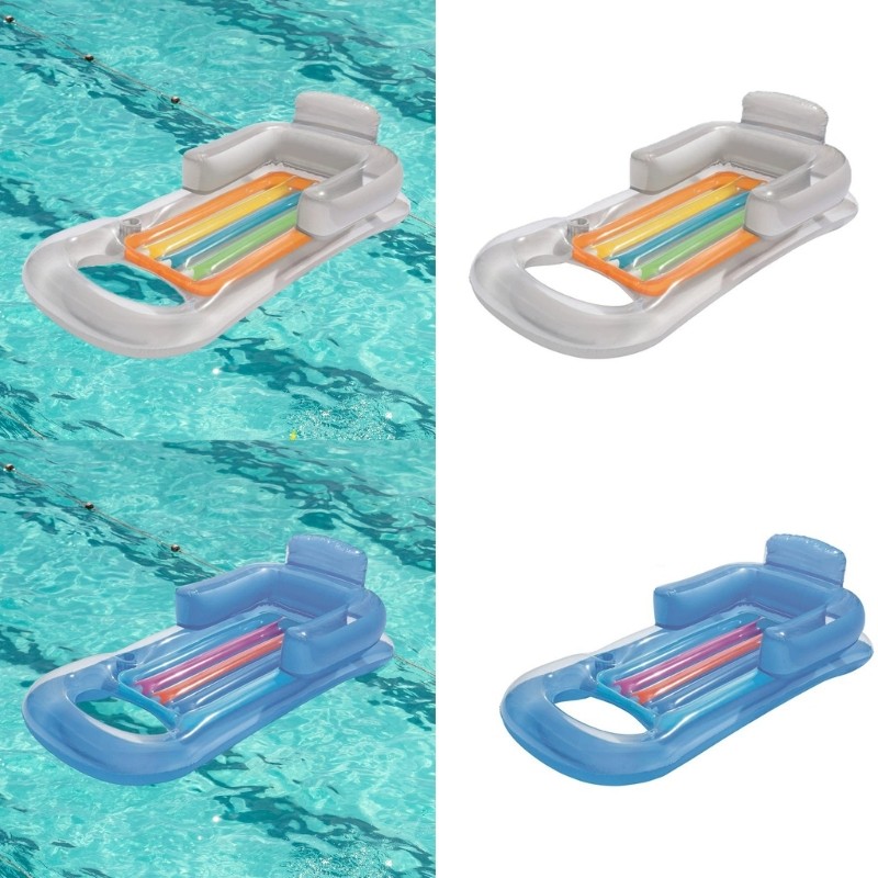 Inflatable Pool Floats Water Hammock Swim Bed Float Air Mats for Pool ...