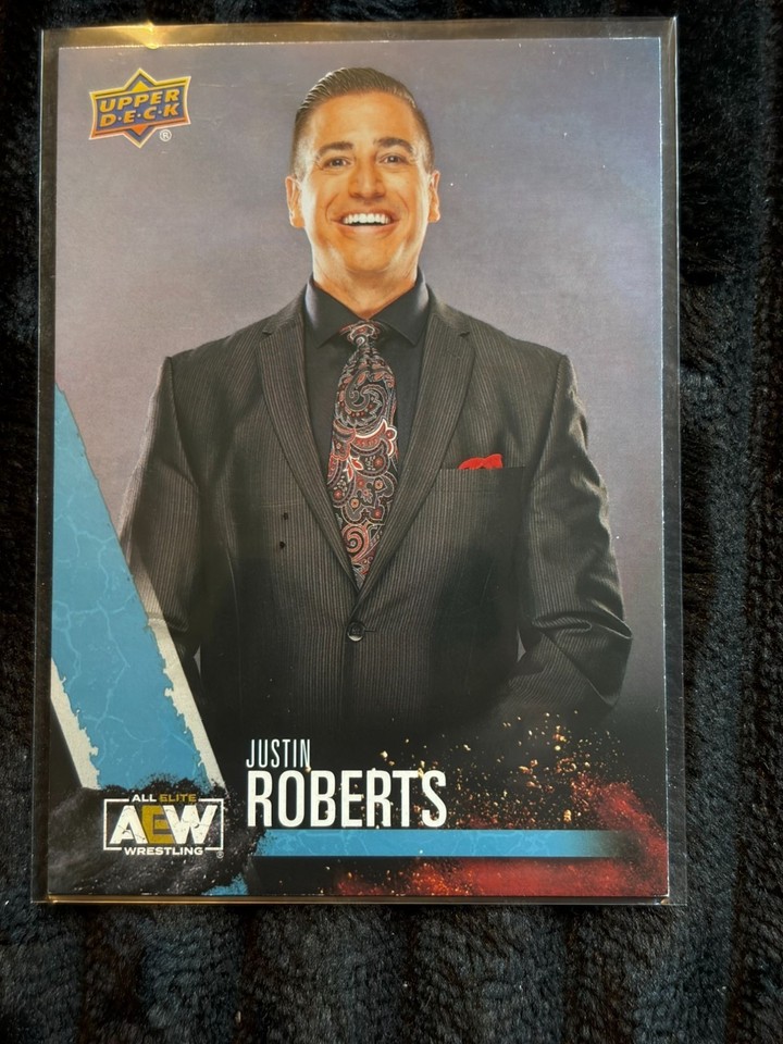 2021 Upper Deck AEW Justin Roberts First Edition Wrestling Card #75 | eBay