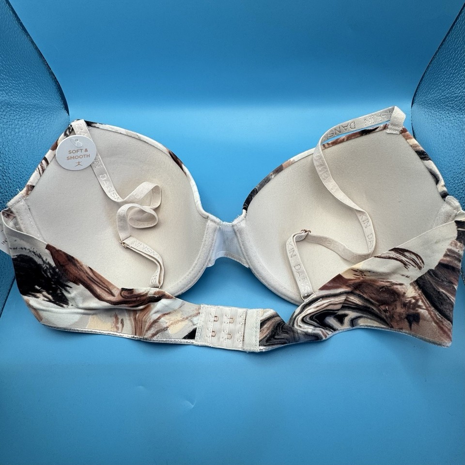 Danskin Padded Underwire Bra Sz 38C Tan Marble Print NWT | eBay