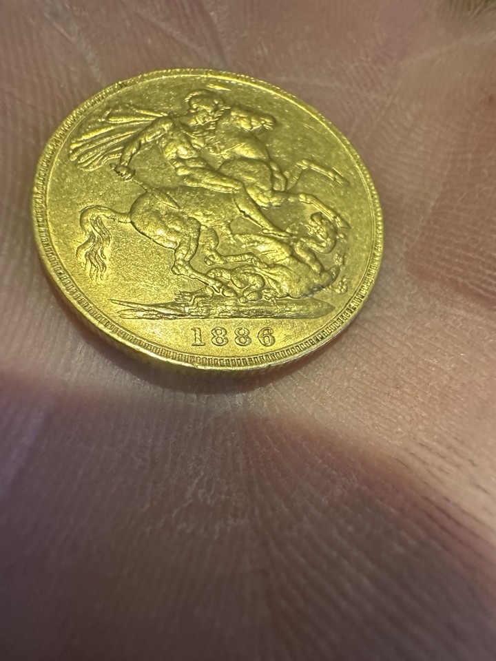 1886 Full Gold Sovereign Coin Queen Victoria | eBay UK