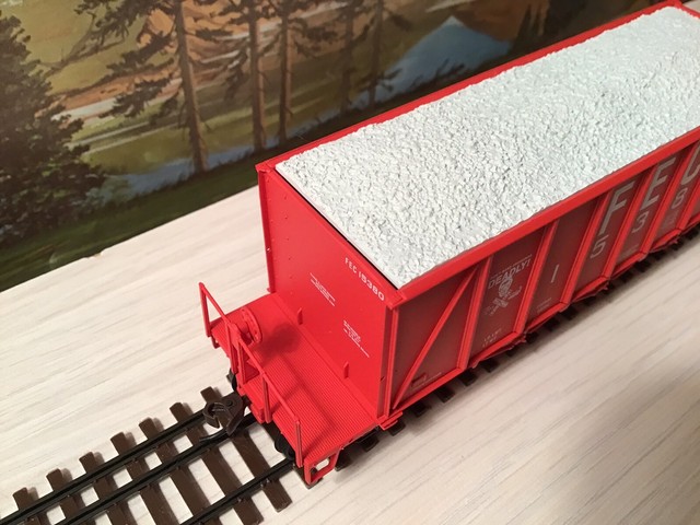 HO Walthers 40' Ortner 100 Ton Aggregate Car FEC 15380 Florida East ...