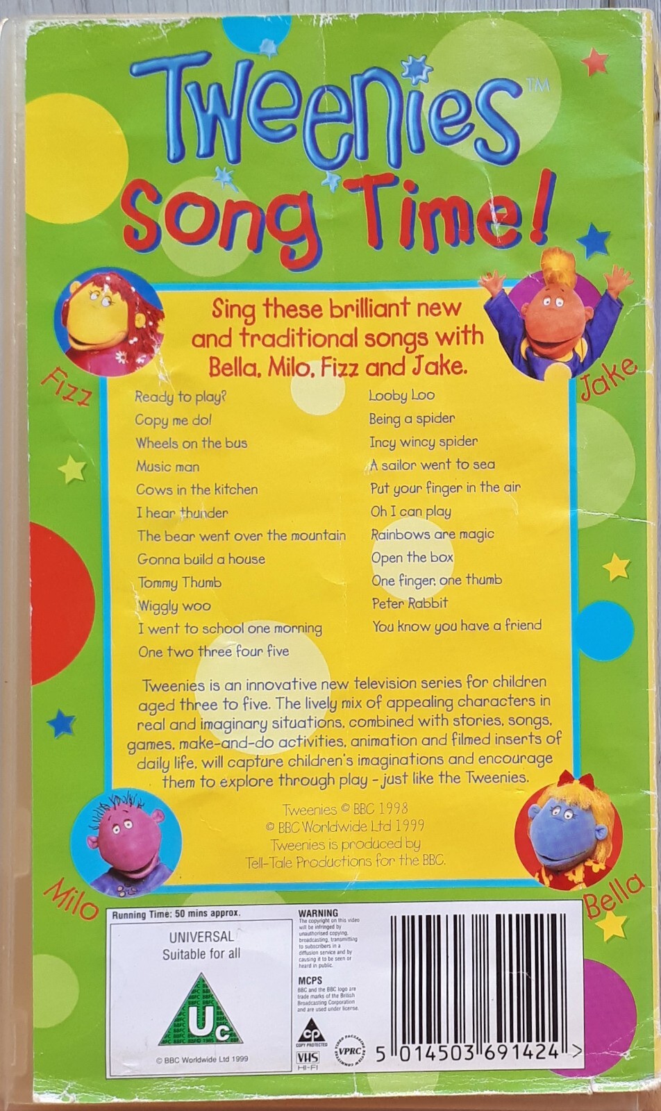 TWEENIES SONG TIME! 1999 VHS PAL CHILDREN'S SING-A-LONG | eBay UK