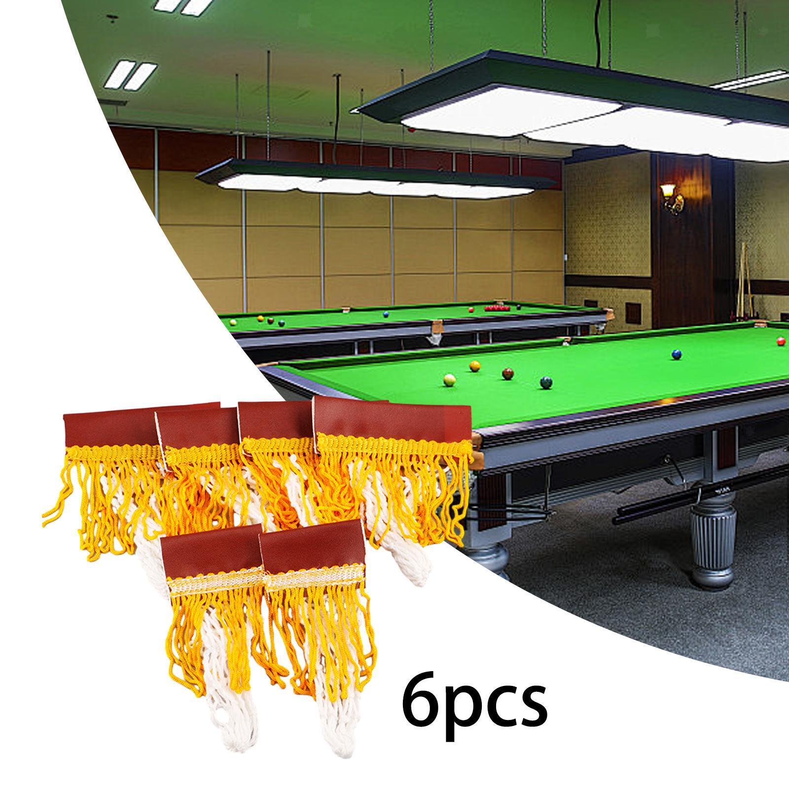 Pool Web 6pcs Billiards Table Pocket Liner, Pool Table Pocket Liners ...
