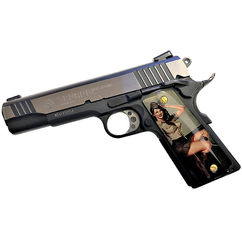 1911 ‘Sweetheart’ Tank Girl Clear Acrylic Gun Grips Full-sized | eBay