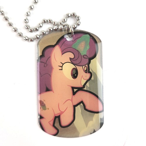 My Little Pony! Dog Tag Necklace #25 Sugar Belle 2 Sided Necklace | eBay