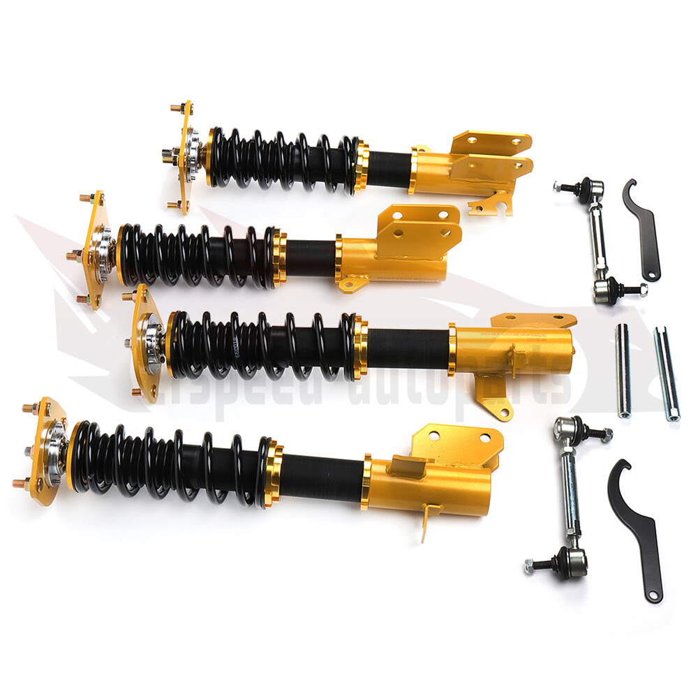 Yellow Coilovers Struts Shocks Suspension Kits For 1999-2002 Mazda ...