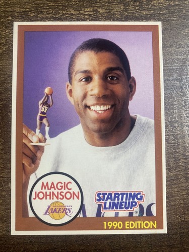 Magic Johnson, Starting LineUp 1990 Edition Insert Card. LA Lakers 🔥🔥 ...