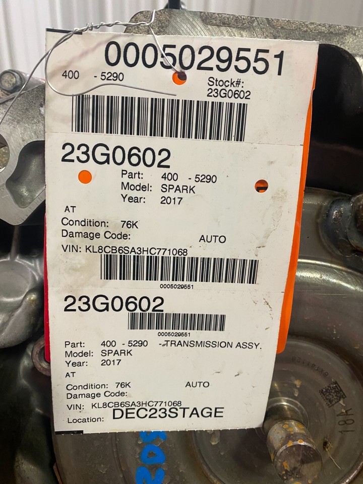 2016-2022 Chevy Spark Automatic Transmission CVT 76011 Miles | 25187487 ...