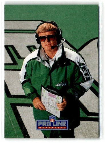 1991 Pro Line Portraits FOOTBALL #260 Bruce Coslet New York Jets | eBay