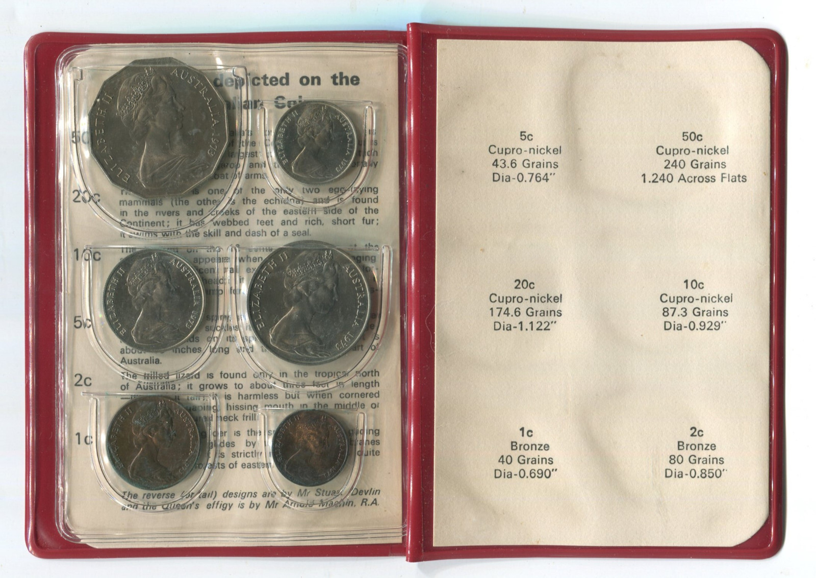 1973 Uncirculated Australian Mint Set. | eBay