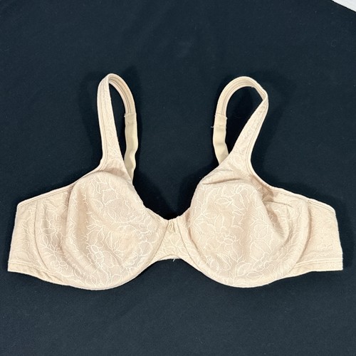 Bali Bra 3387 38C Beige Underwire Opaque Stretch Life Support Comfort T ...
