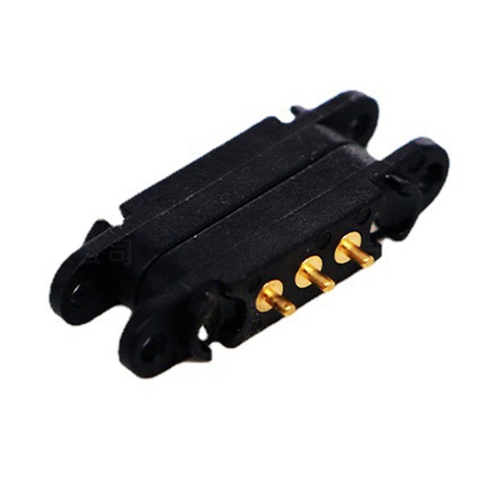 2X(5 Paar Magnetischer Pogo-Pin-Stecker, 3-Poliger Pogopin-Stecker ...