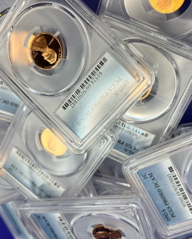 🔥 Lincoln 1c Proof Coins - PCGS ONLY PR69RD DCAM Graded Honest Abe ...