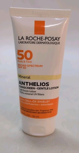 La Roche-Posay Anthelios Mineral Sunscreen SPF 50 Gentle Lotion 90ml ...