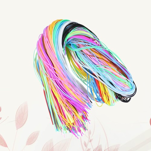 400pcs 20 couleurs corde tressée PVC DIY Cordon tressé DIY COLORF | eBay