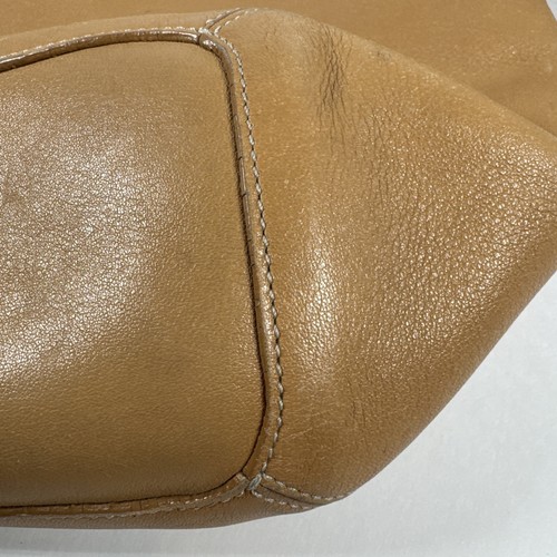 Beautiful! Coach Vintage Soho Legacy Tan Duffle Bucket 9186 Leather | eBay