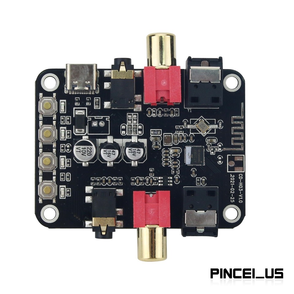 HCD03 Lossless 2-In-1 Bluetooth 5.0 Transmitter Receiver Board RX TX ...