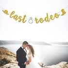 Last Rodeo Banner Bride To Be Party Decorations Western Cowgirl Bridal ...