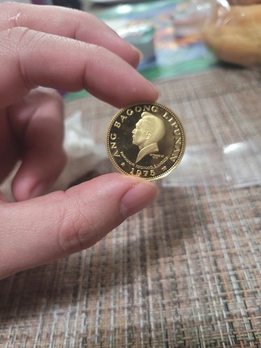 1975 EMMANUEL MARCOS 1000 PISO GOLD COIN FROM THE PHILIPPINES PROOF | eBay