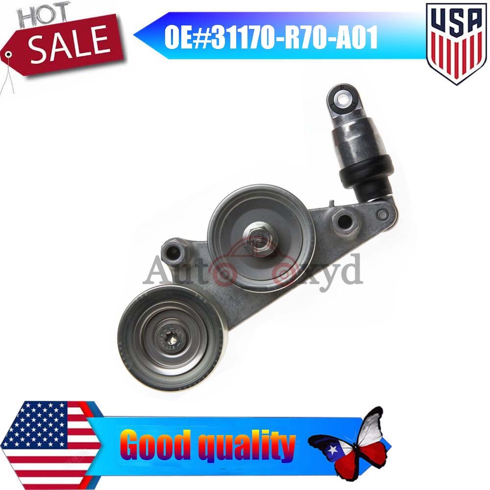 New Belt Drive Tensioner Assembly 31170-R70-A01 For Honda Accord ...