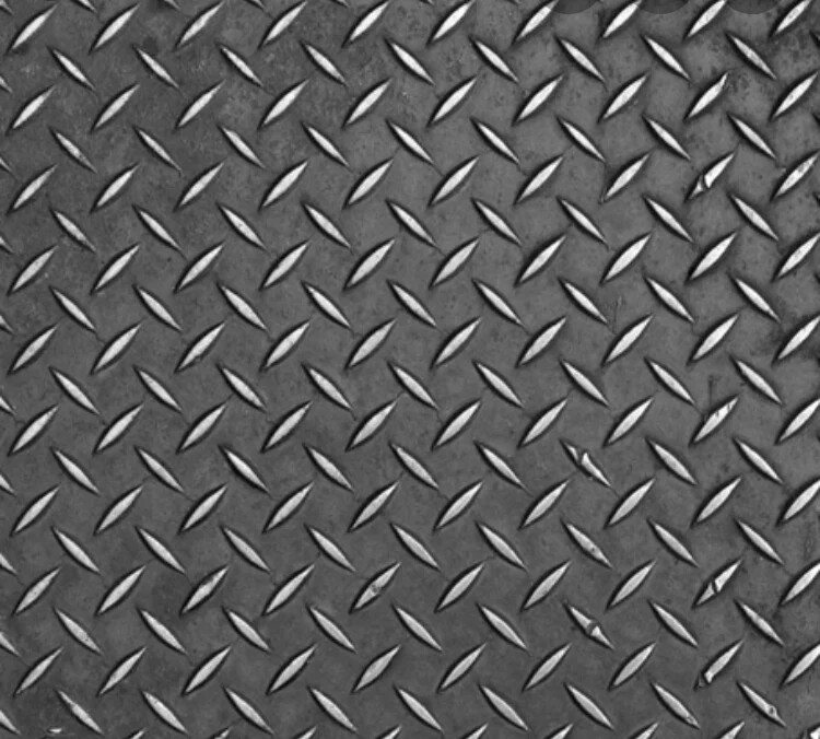 MILD STEEL FLOOR CHEQUER PLATE - VARIOUS SIZES & THICKNESS - FREE ...