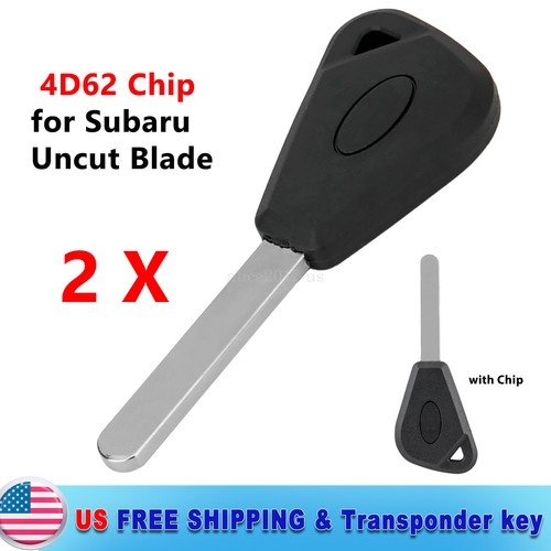 2 Key fob for Subaru Forester Outback Impreza WRX Legacy Transponder ...