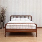 Bobbin Bed Frame Solid Mahogany Hand Carved Traditional NEW 4' 4'6" 5 ...
