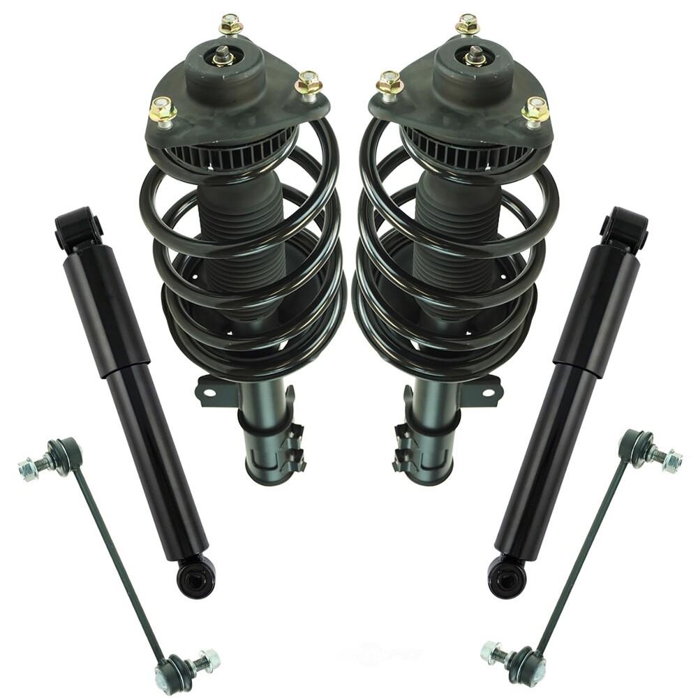 Suspension Kit-6 Piece Complete Strut Assembly and Shock Absorber Kit ...