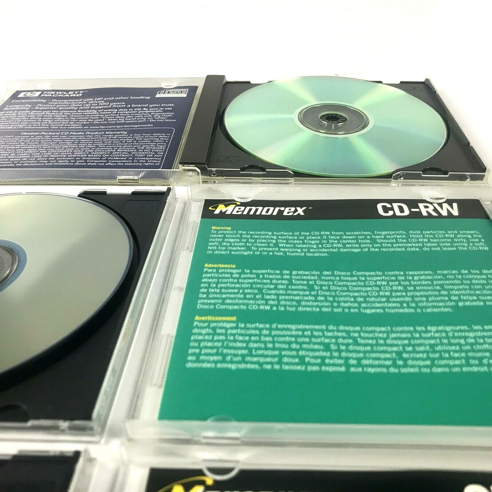 Memorex & Hewlett Packard Rewritable CD Compact Discs - CD-RW/CD-R | eBay