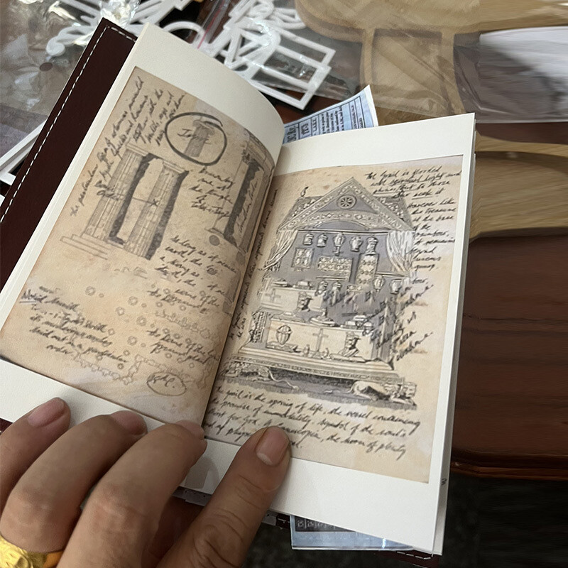 Grail Diary Prop Replica Diary for Indiana Jon With Hidden precious ...