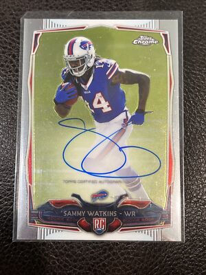 2014 Topps Chrome Rookie Auto Sammy Watkins #138 Rookie Auto RC | eBay