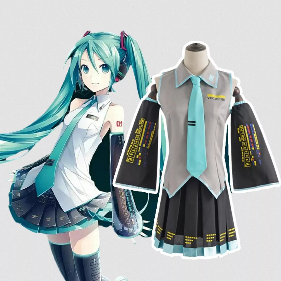 Hatsune Miku Vocaloid Hatsune Miku Cosplay Costume Skirt for Party ...