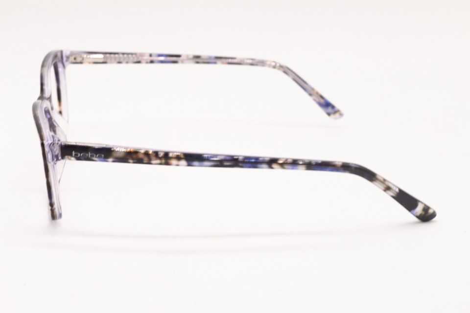 NEW BEBE BB5145 500 PLUM FLORAL AUTHENTIC DESIGNER FRAMES EYEGLASSES 53 ...