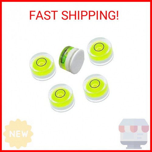 5Pcs Small Circular Double Sided Adhesive Bubble Spirit Levels for Work ...