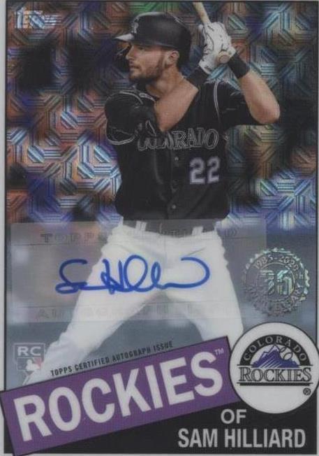 2020 Topps - Silver Pack 1985 Topps Chrome Baseball Series 2 Autographs ...