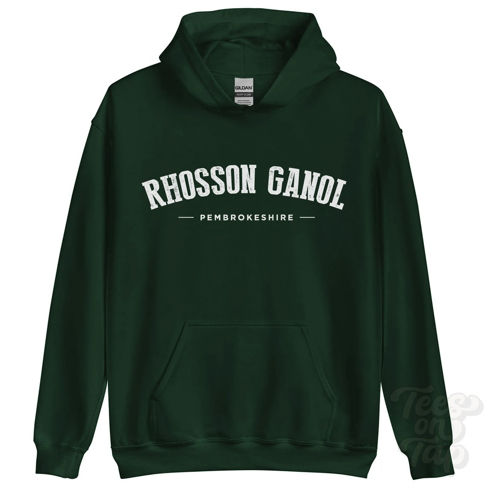 RHOSSON GANOL PEMBROKESHIRE HOODIE St David's the Cathedral Close ...