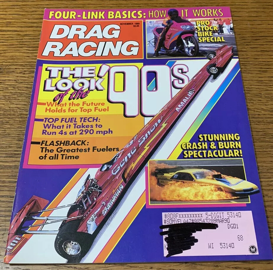 November 1989 Drag Racing Illustrated Magazine | eBay