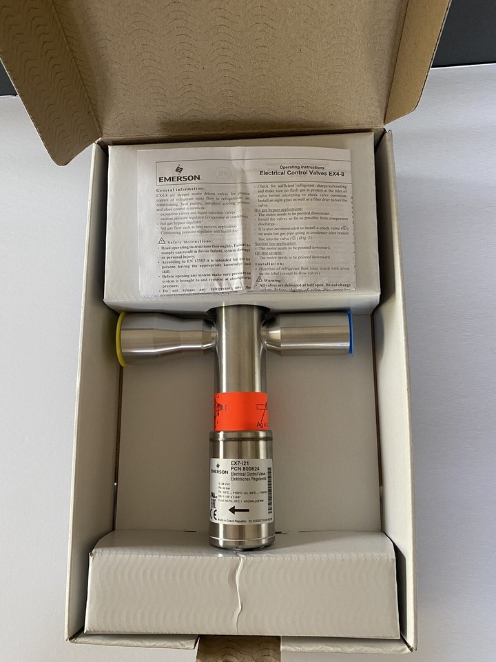 Emerson EX7-I21 Electrical Control Valve 1-1/8" x 1-3/8" | eBay