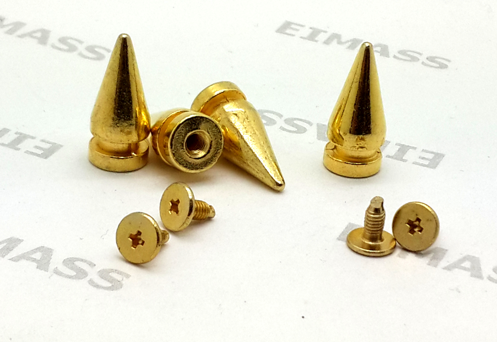Screw Back Spike Cone Rivet, Bullet, Tiger Claw Studs, Fashion ...