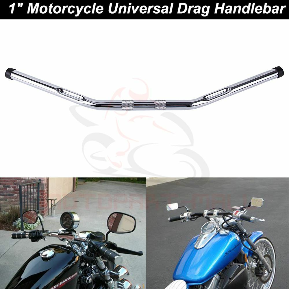 1" inch Motorcycle Handlebars Drag Z Bar For Harley Sportster XL883 ...