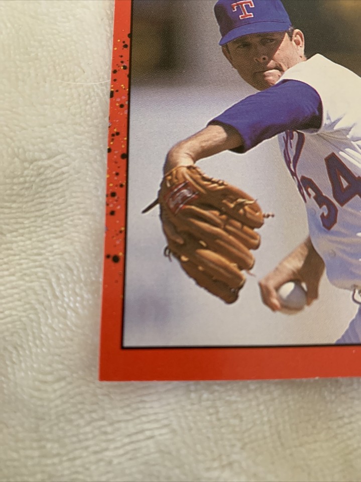 Donruss 1990 Nolan Ryan/Error Card RARE. Texas Rangers #166 Baseball ...