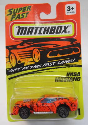 1994 Matchbox #11 IMSA MUSTANG Superfast mint on factory sealed card | eBay