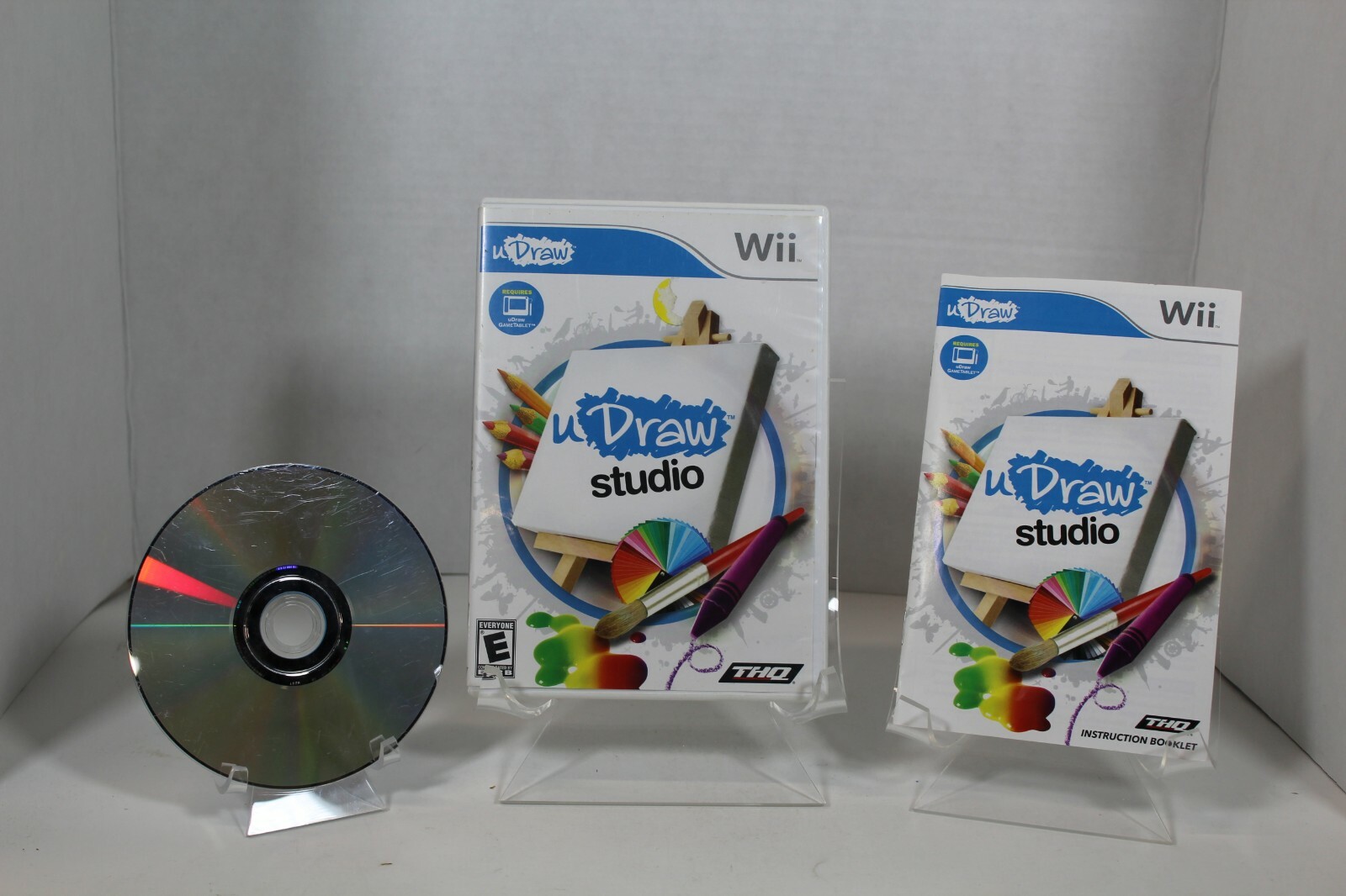 uDraw Studio [NO TABLET] - Wii - 2010 - CIB - Cleaned & Tested - USED ...