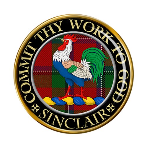 Sinclair Scottish Clan Pin Badge | eBay