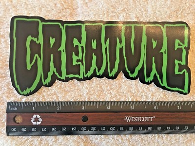 Creature Logo Skateboards Sticker, Authentic & Original By Creature ...