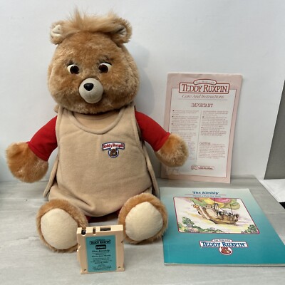 1992 Playskool TEDDY RUXPIN Talking 2810 Tapes Play - Eyes & Mouth DON ...
