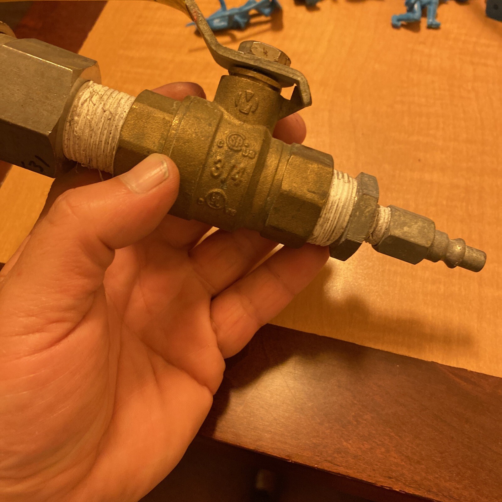 ProMax 3/4” in, Solder, Forged Brass Body, Full Port - Milwaukee Valve ...